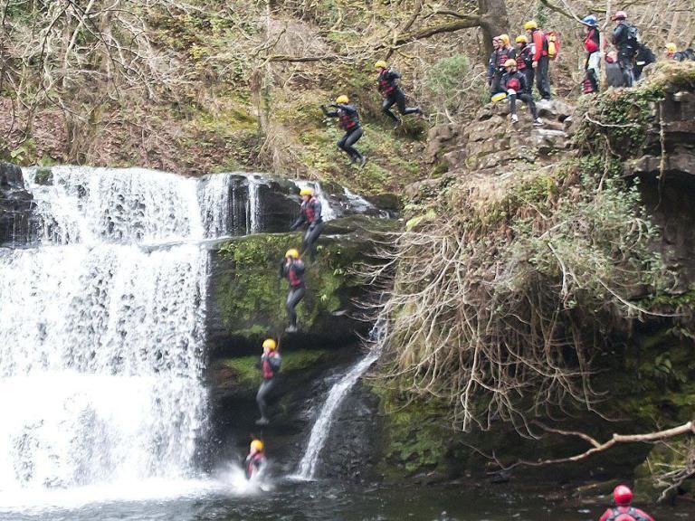 Gorge Walking & Gorge Scrambling Wales | Brecon Beacons | Adventures Wales